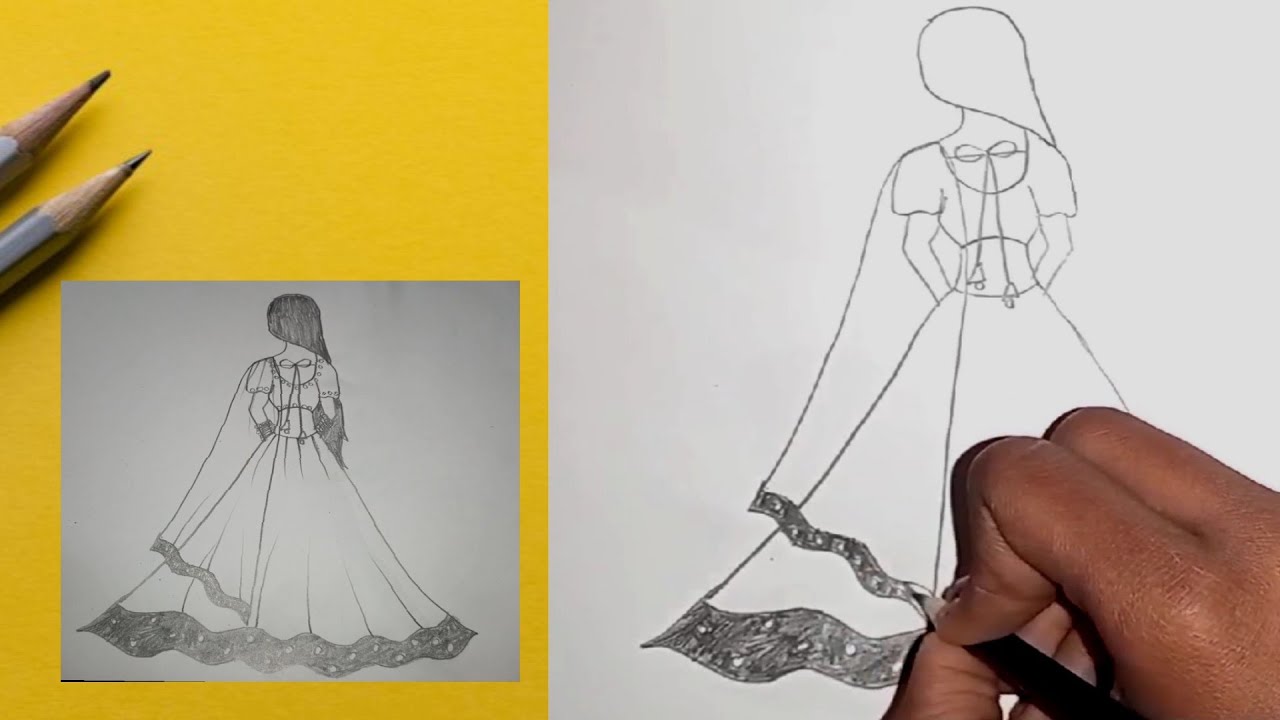 Beautiful Girl Drawing||Art by Anjani|| - YouTube