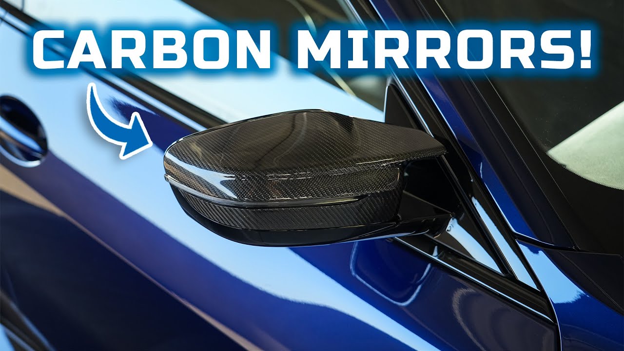 Installing MGG Carbon Fiber Mirror Caps On My BMW G82 M4 In A Few Easy ...