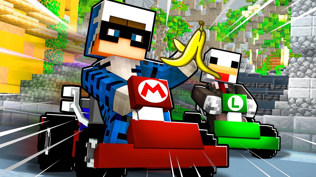 GIOCHIAMO A MARIO KART SU MINECRAFT - ITA - YouTube