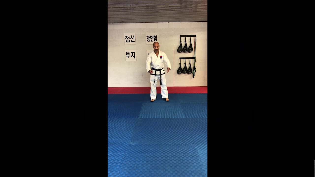 UTKD Canberra - 5th kup home training video - YouTube