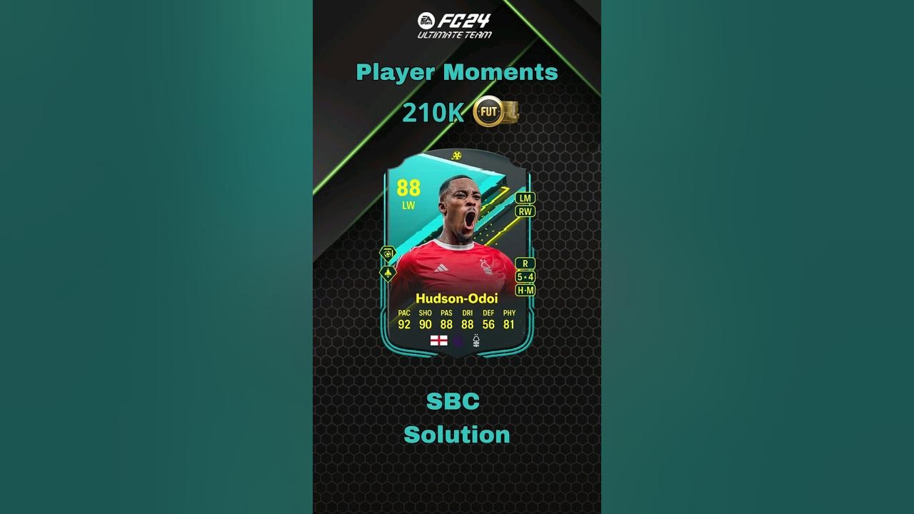 Players Moments Callum Hudson-Odoi 88 SBC - Solution Ea Sports FC 24 - YouTube