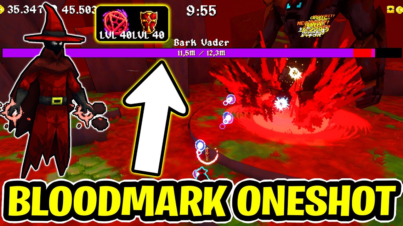 MAX Projectile Blood Magic is a Bloodmark NUKE | Megabonk - YouTube