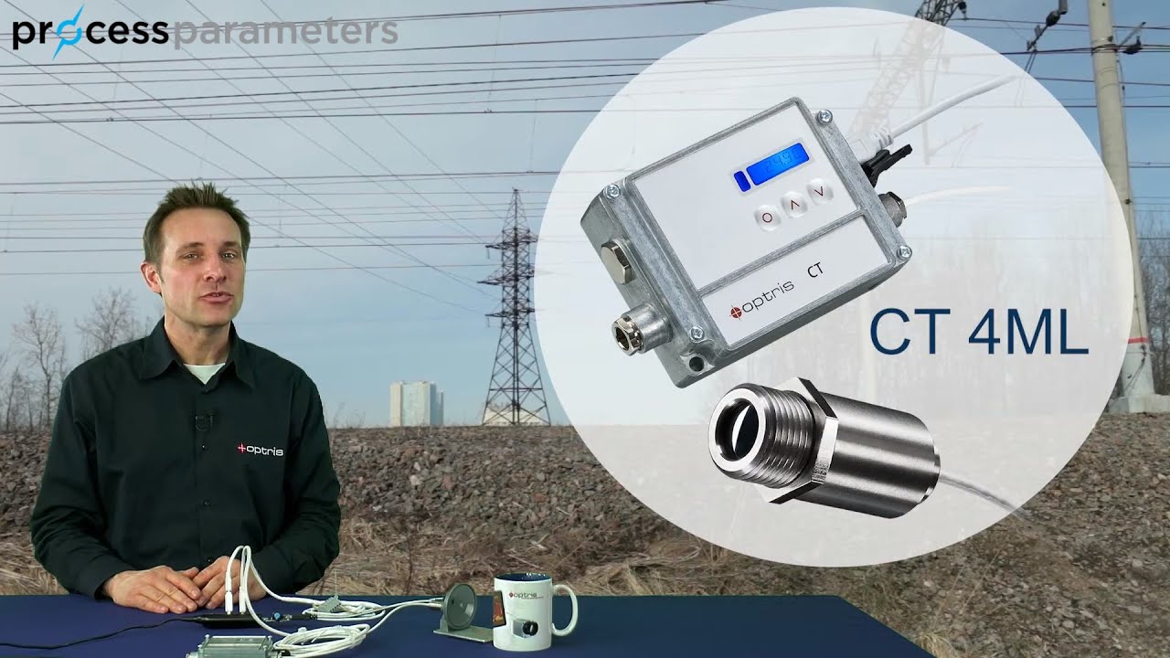 Optris CT 4ML Very High Speed Infrared Temperature Sensor - YouTube