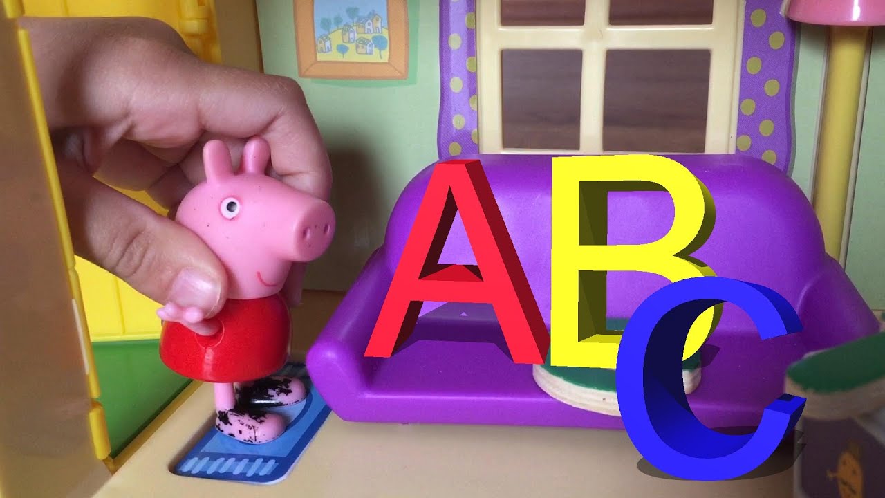 Learn ABC Letter Alphabets PEPPA PIG | ABC SONG - YouTube