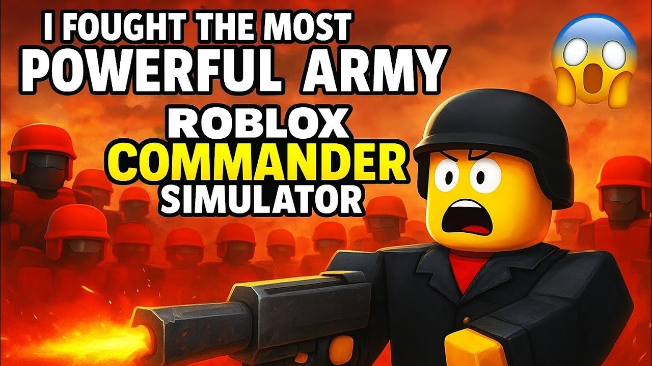 I Fought the MOST POWERFUL Army in Roblox Commander Simulator 😱🔥 - YouTube