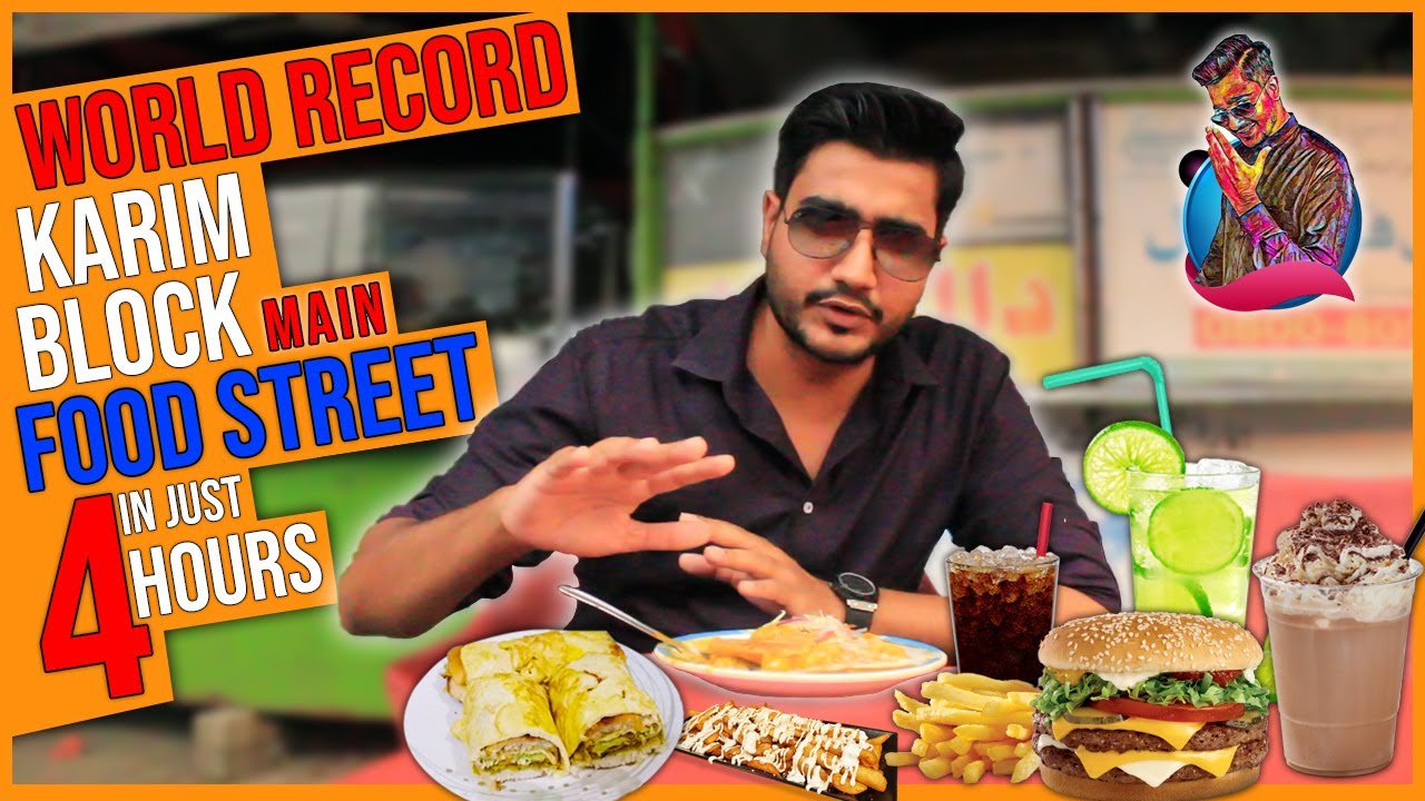 Complete Food Street Tour in 4 hours | Covering Karim Block Street food ...