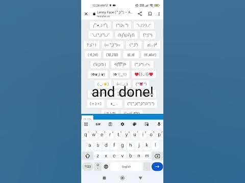 how to type ( ͡° ͜ʖ ͡°) - YouTube