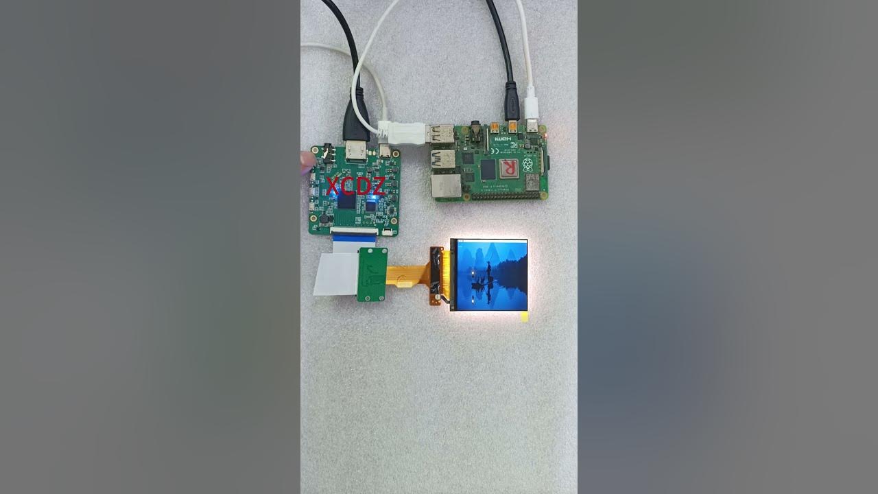 2.9 "Raspberry PI screen 1440x1440 high resolution HDMI board rotation brightness adjustment ...