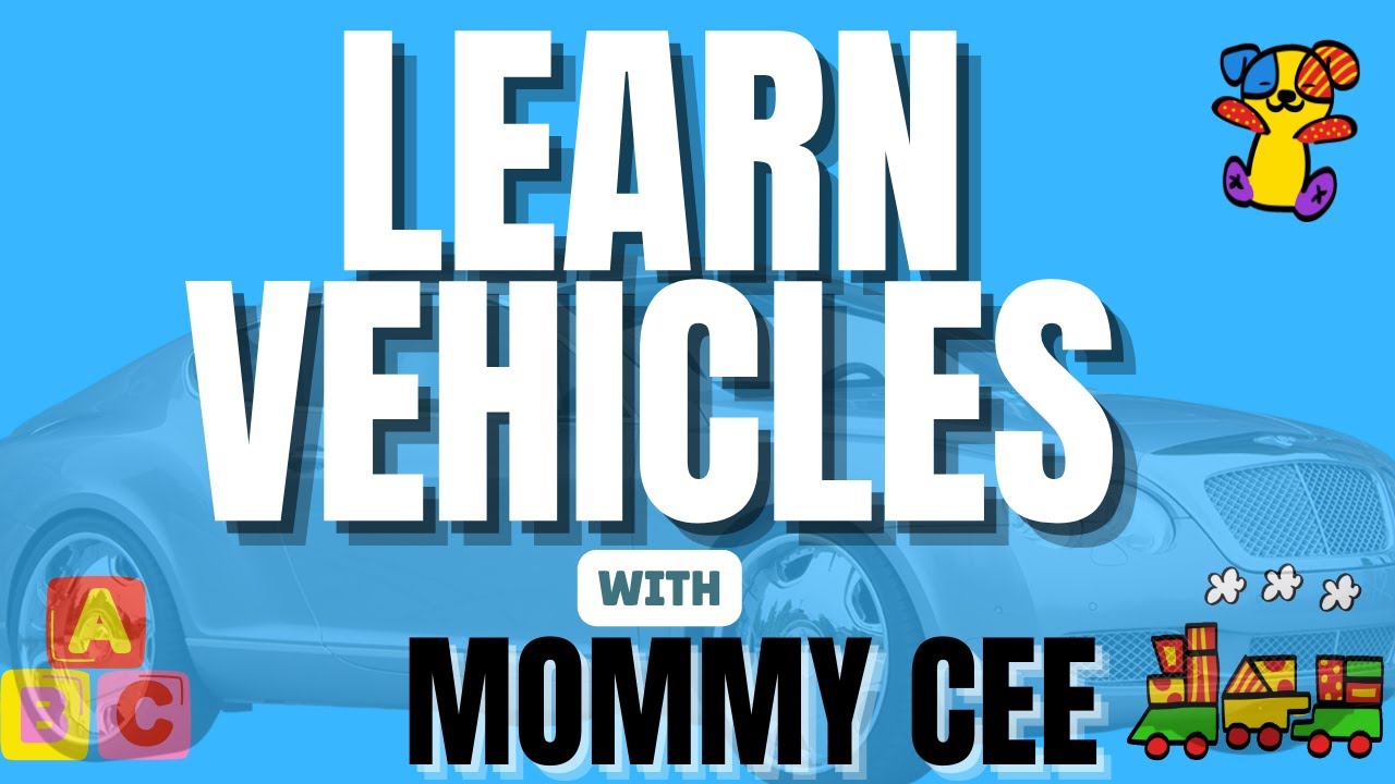 VEHICLE SOUNDS AND VEHICLE NAMES TO LEARN FOR KIDS - YouTube
