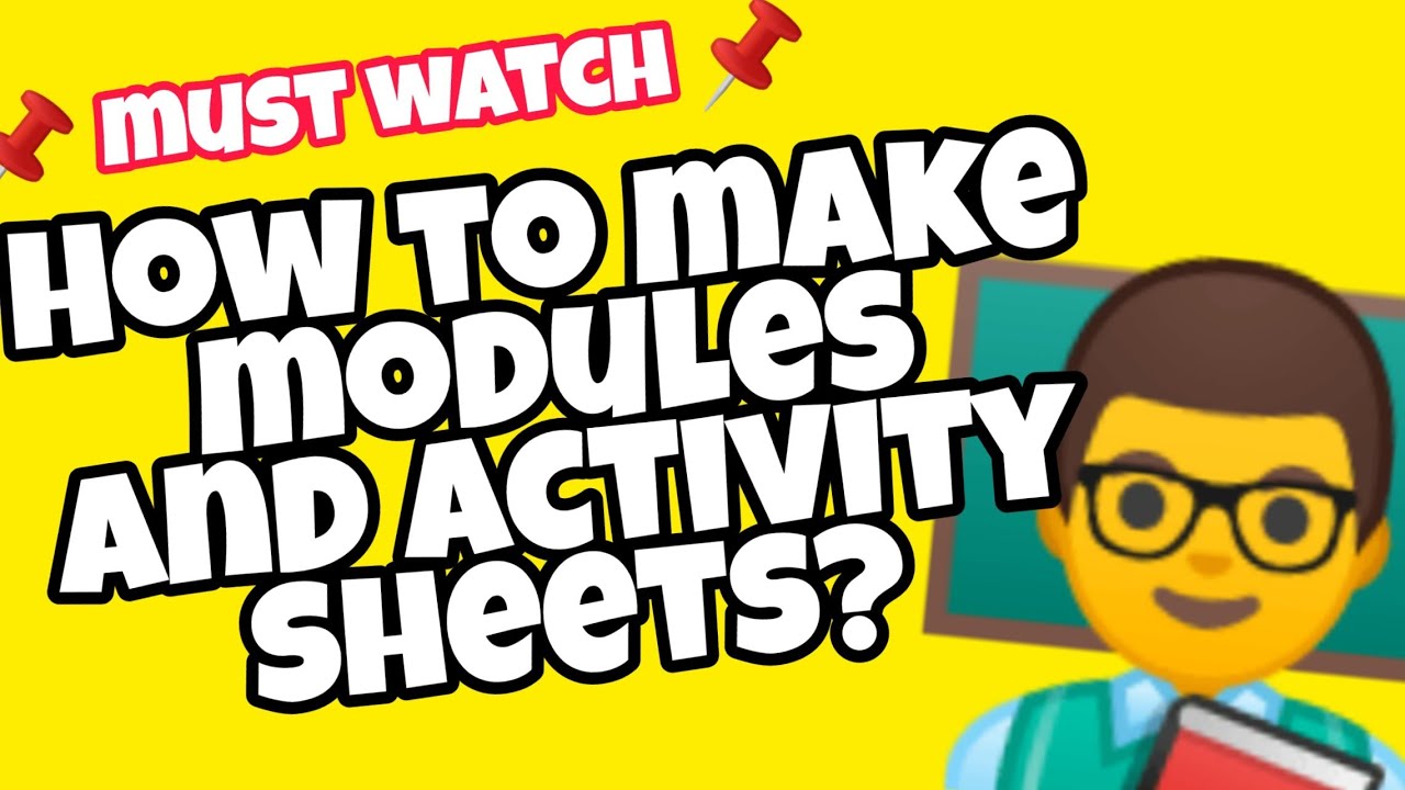 How To Make Modules And Learning Activity Sheets Based On MELCs how-to-make-modules-and-learning-activity-sheets-based-on-melcs