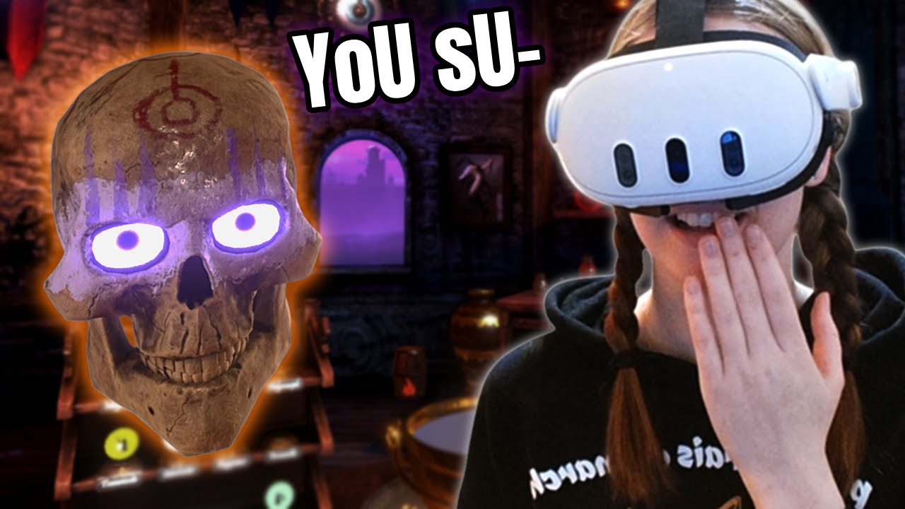 The Most HILARIOUS VR Game EVER! | Waltz of the Wizard - YouTube