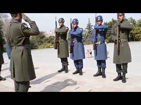 ANITKABİR ASKER NÖBET DEĞİŞİMİ /28.01.2019/