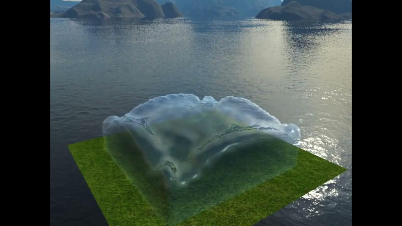 SPH + Screen Space Rendering - YouTube