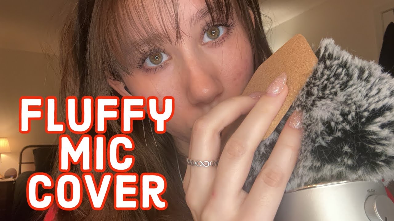 ASMR | Fluffy Mic Cover Triggers W/ Mouth Sounds (Searching for Bugs ...