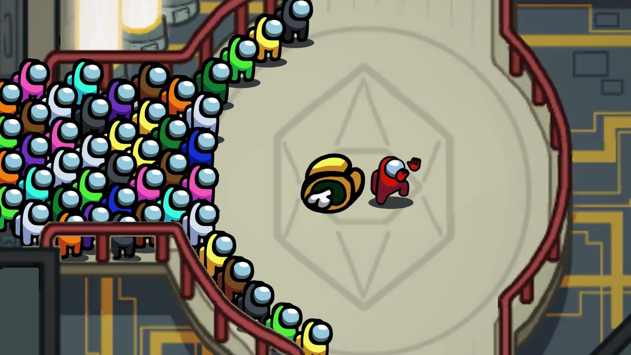 Among Us but Mini Crewmate Distraction Dance - YouTube