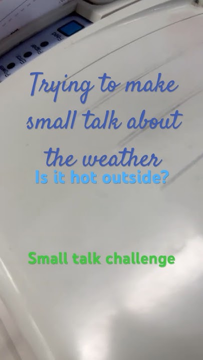 Small talk challenge - YouTube