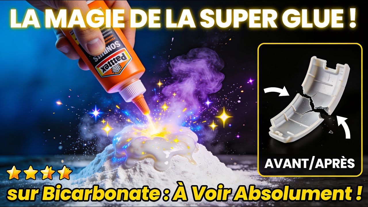 La Magie de la Super Glue sur Bicarbonate À Voir Absolument ! - YouTube