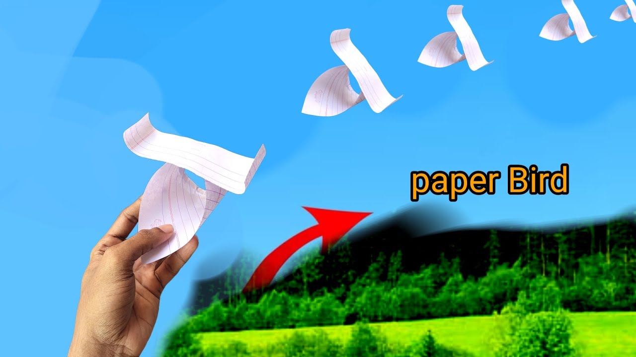 how to make paper Bird MisterAllMaker - YouTube