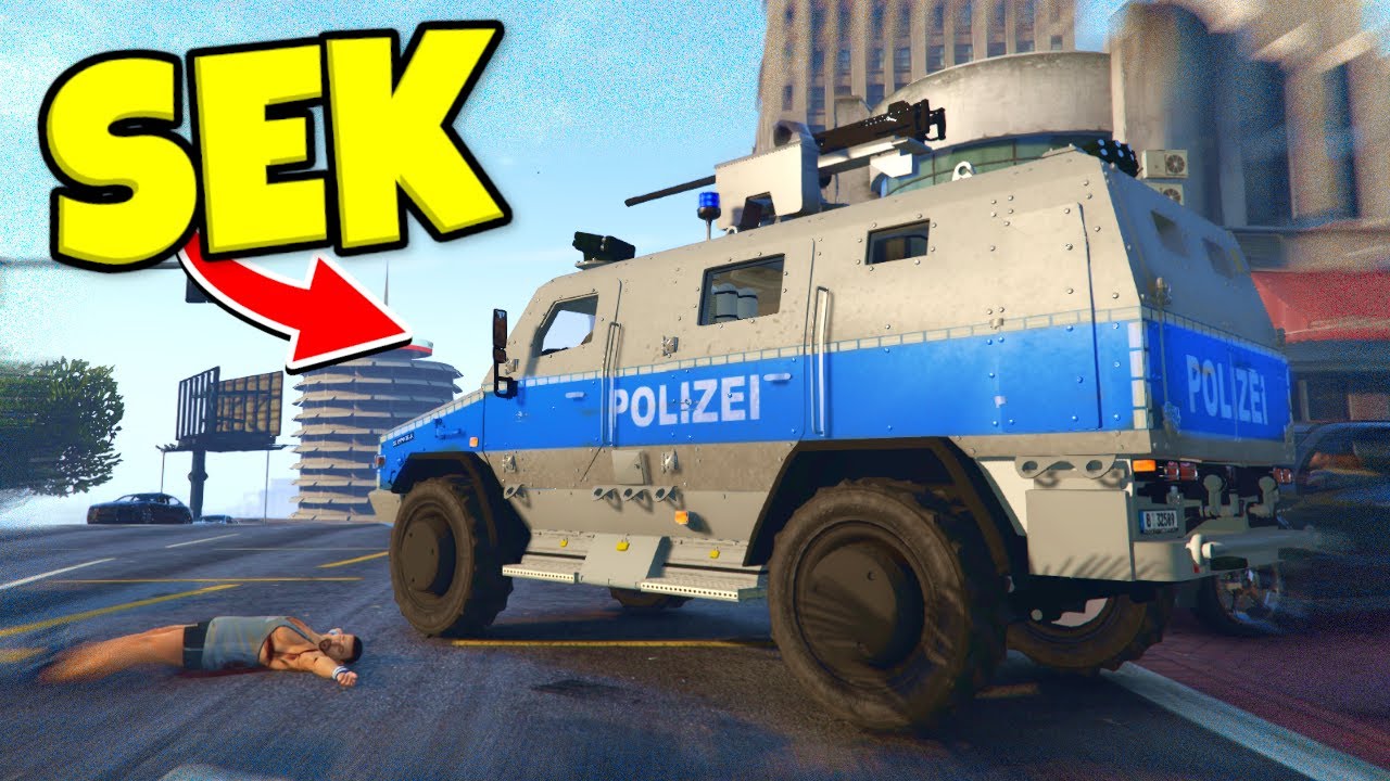 GTA 5 LSPDFR Polizei Mod Deutsch | German - Grand Theft Auto V - YouTube