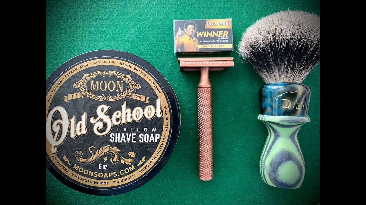 KARVE COPPER RAZOR & CAPTAIN'S CHOICE OBSIDIAN BOWL - YouTube