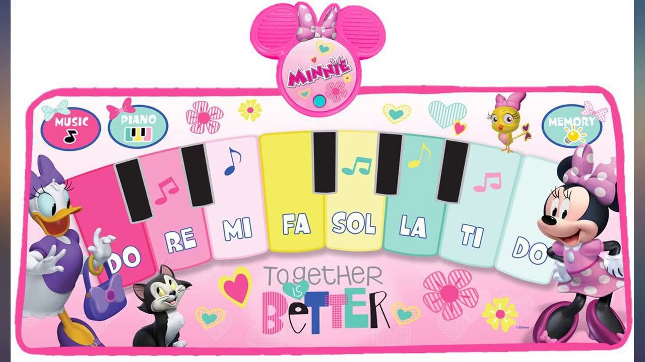 Minnie Mouse Music Mat Together is Better Electronic Piano Mat review ...