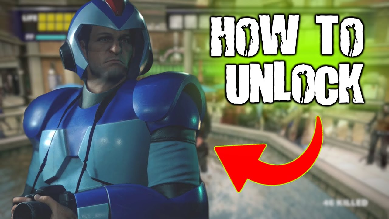 How to unlock the Megaman Outfit in Dead Rising Remastered - YouTube