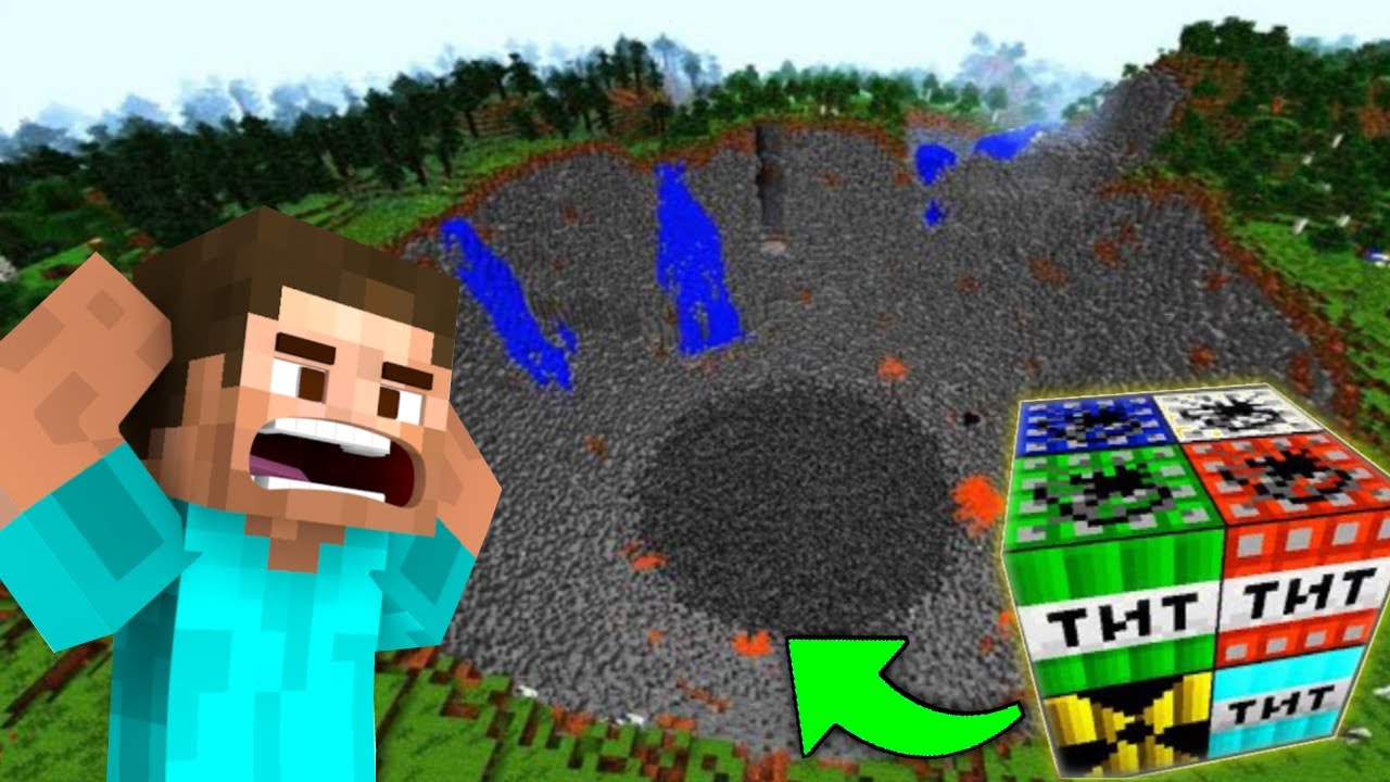 Insane TNT Explosions In Minecraft | RaLTon - YouTube