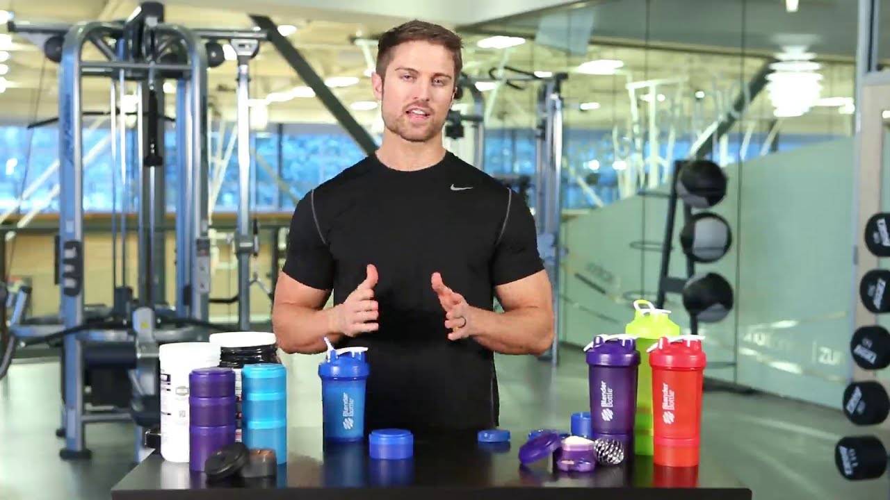 BlenderBottle® ProStak ™ 經典分層健身搖搖杯┃MaxBuild迅健 - YouTube