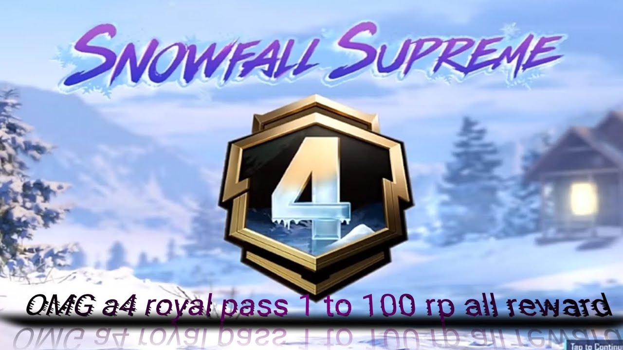 OMG 🤯😲 A4 Royal pass 1 To 100 Rp All Rewards || Rp crate || @EAGLE-PRO ...