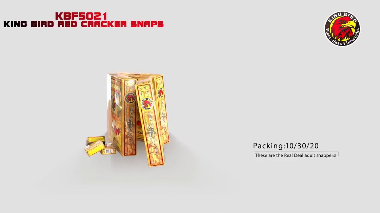 KBF5021 - MANDARIN RED CRACKER SNAPS - YouTube