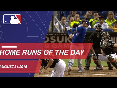 Watch all the home runs from August 31, 2018