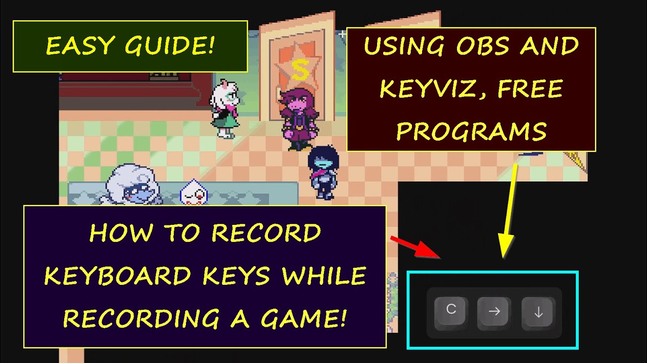 (EASY!) How to make Keyboard Keys Showing up During Play Recording ...