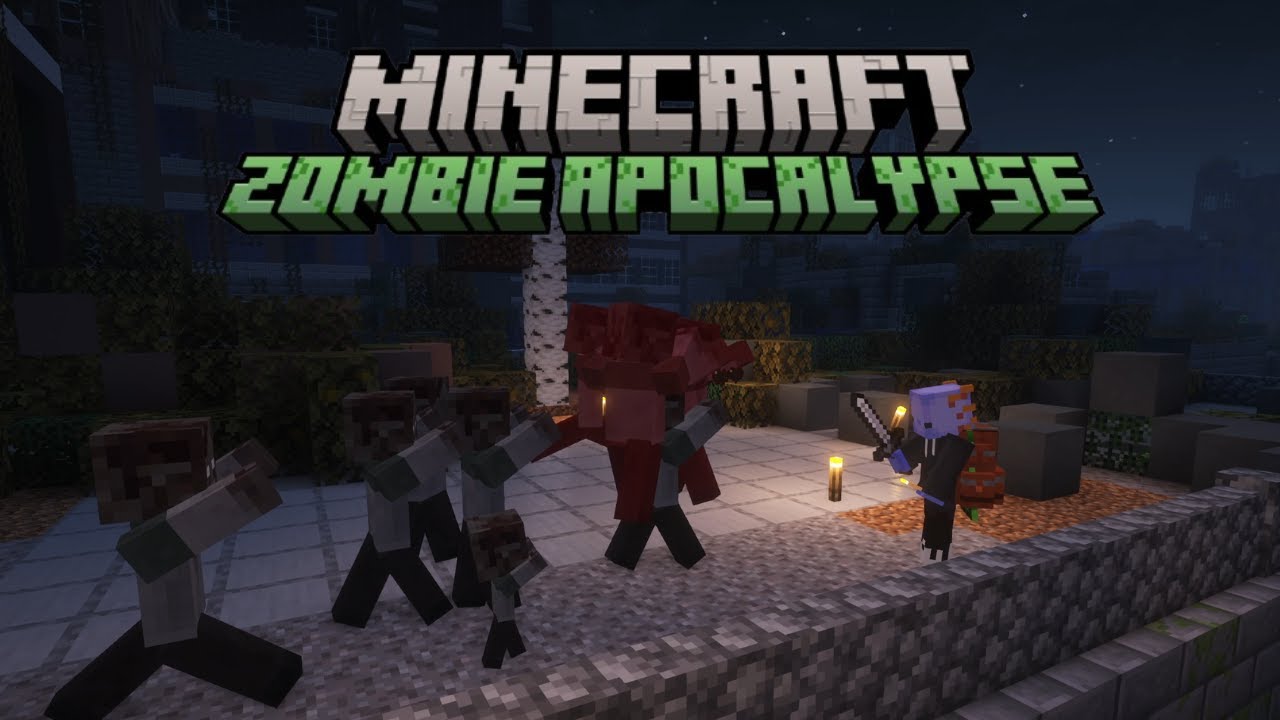 Minecraft Zombie Apocalypse Survival - Part 1 - YouTube