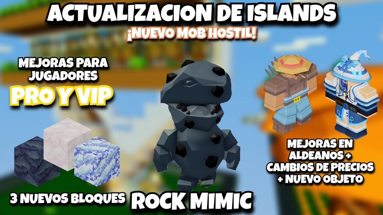 ACTUALIZACION DE ROBLOX ISLANDS *NUEVO MOB* | Joacia - YouTube