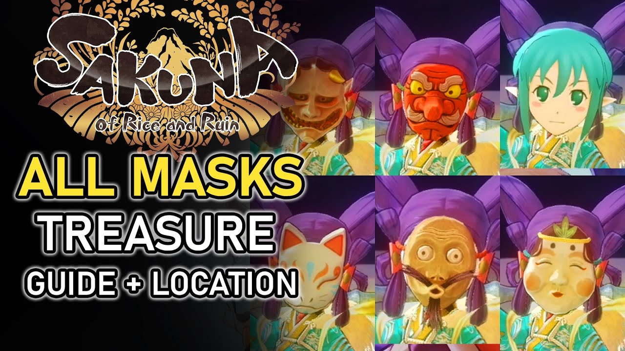 All Treasure Mask Locations (+ Timestamps) | SAKUNA OF RICE AND RUIN ...