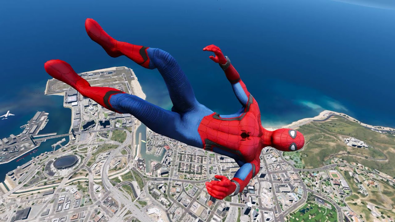 GTA 5 Falling off Highest Buildings #13 GTA Funny Moments & Fails ...