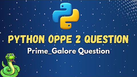 Python OPPE 2 PYQ Questions - YouTube