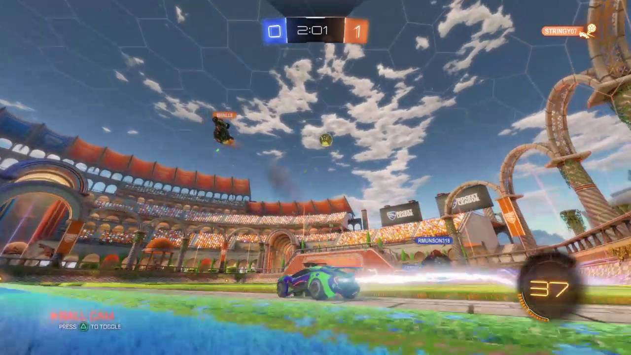 Rocket league freestyle Ariel - YouTube