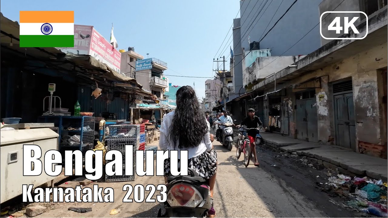 【India Drive 4K】Bengaluru MG Road - D J Halli 2023 - YouTube