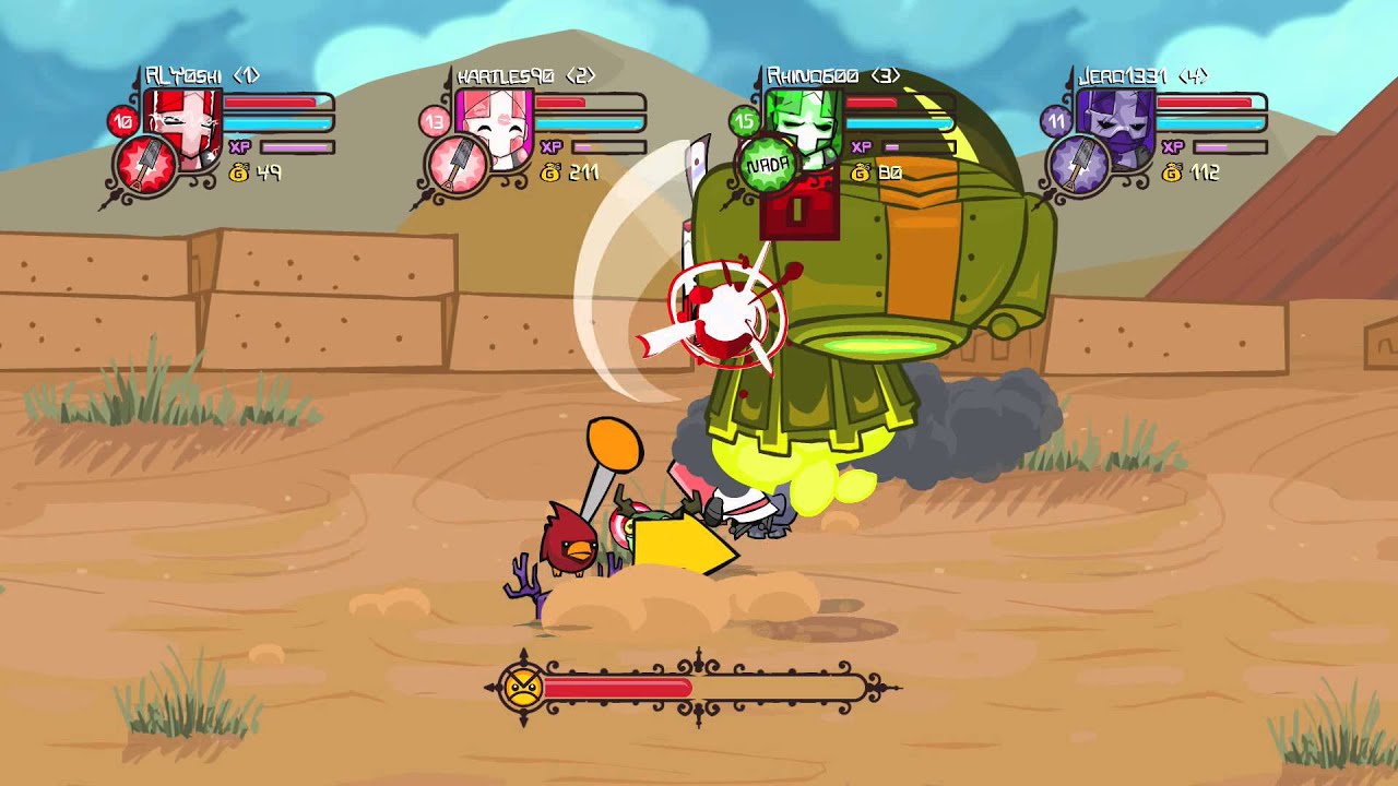 Let's Play - Castle Crashers (Remastered) [4] Desert People - YouTube