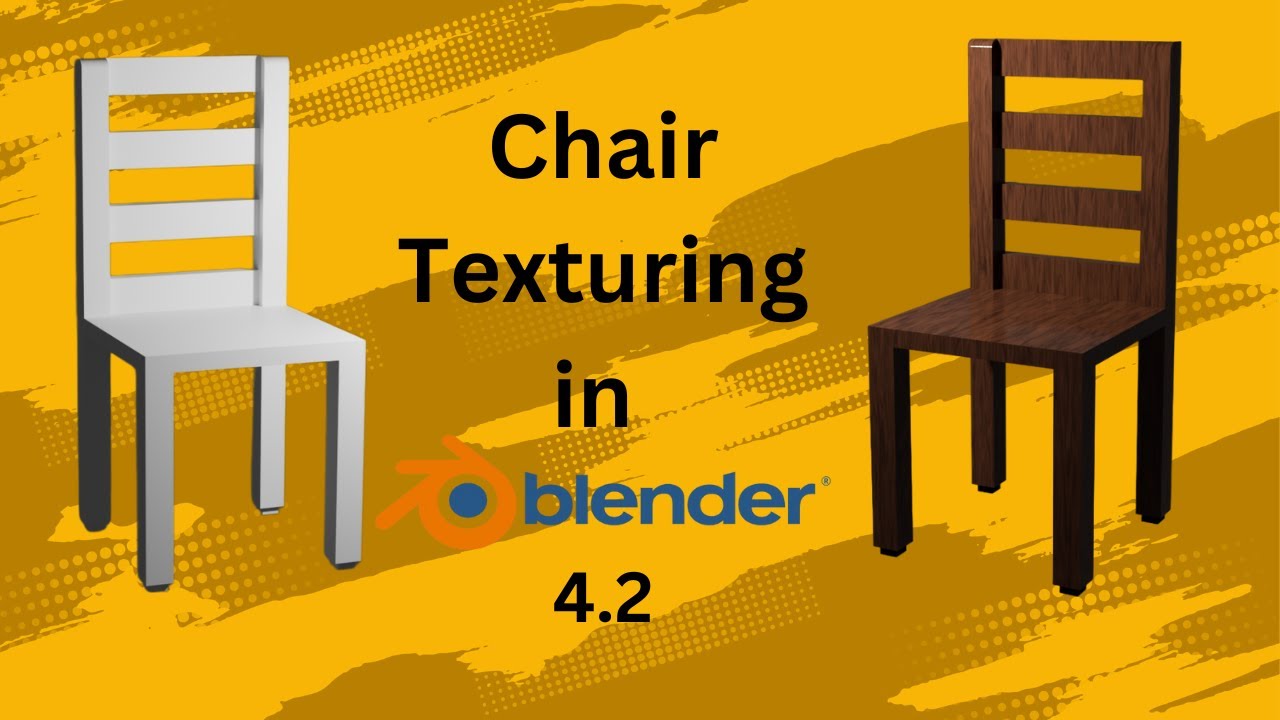 How to Texture a Chair - Beginner level tutorial in Blender 4.2 - YouTube