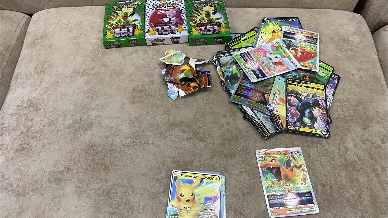 I ripped a charizard card and a v star Pokémon card it’s at the end of ...