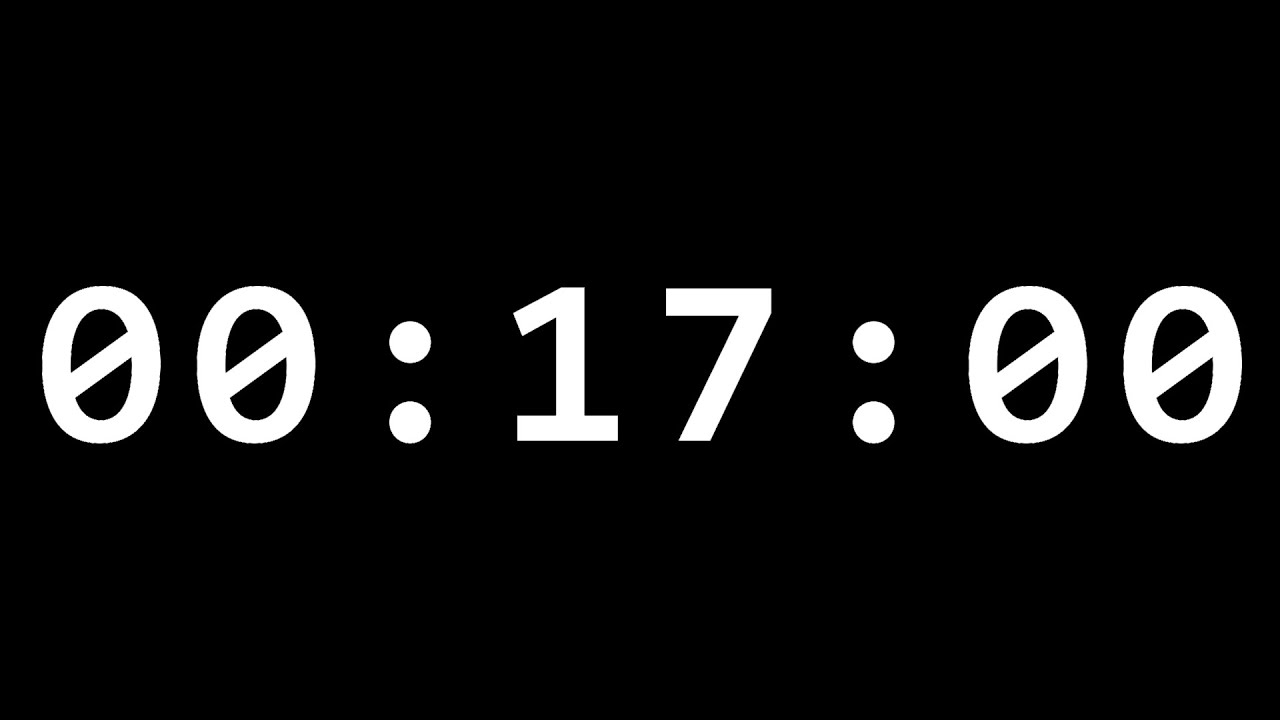17 Minute Timer | Timer 17 Menit - YouTube