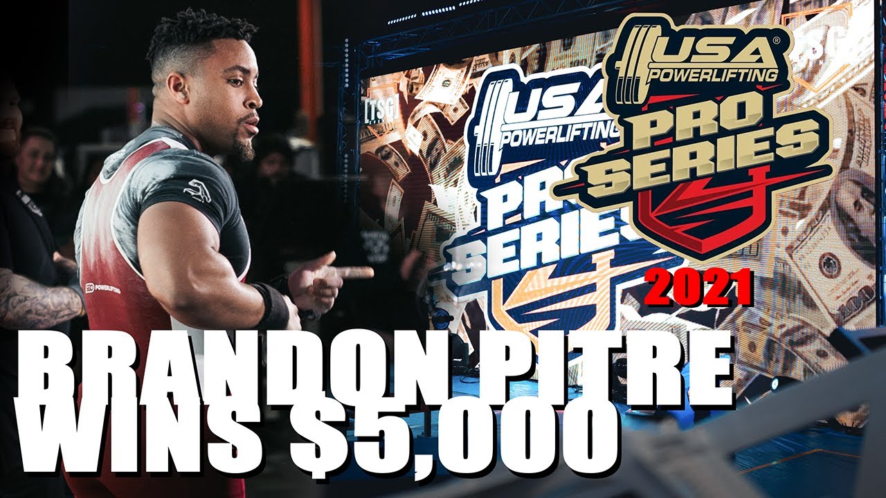 BRANDON PITRE TAKES 2nd & $5,000 @ THE PRO | USA Powerlifting VA 2021 ...