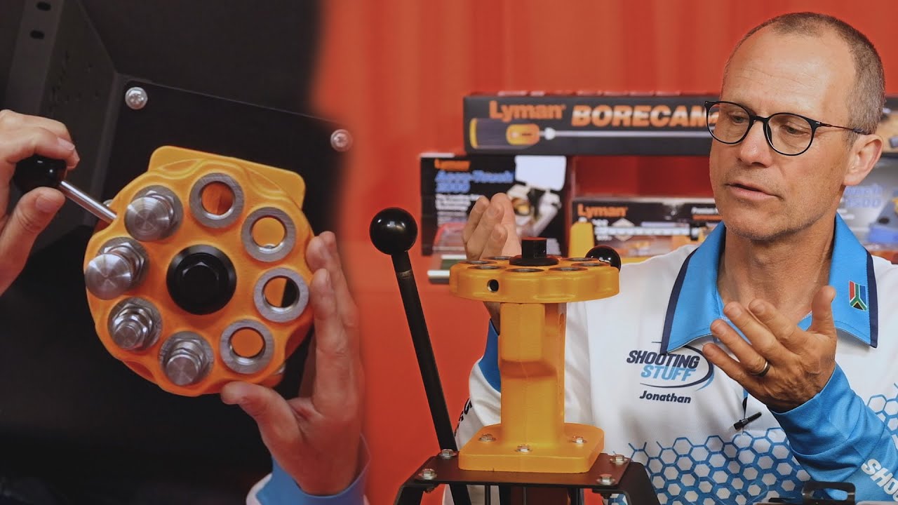 Lyman - Brass Smith All-American 8 Turret Press - YouTube