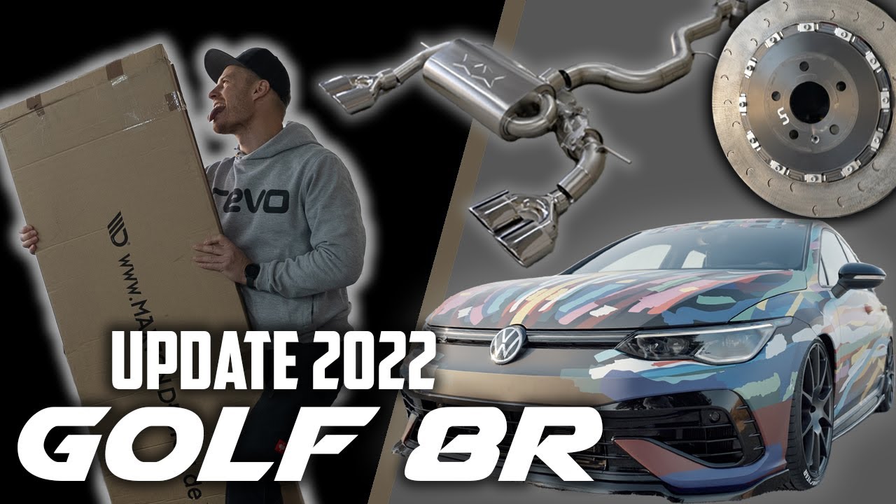 VW GOLF 8 R | Maxton Spoiler, Bremsen Update, Revo RF020 Felgen, DTH ...