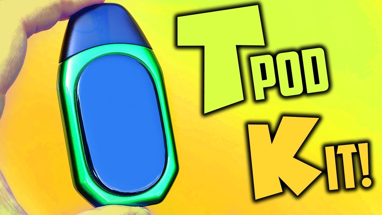 FIRST Refillable Pod System With A Menu Screen! The TPOD Vape Kit ...