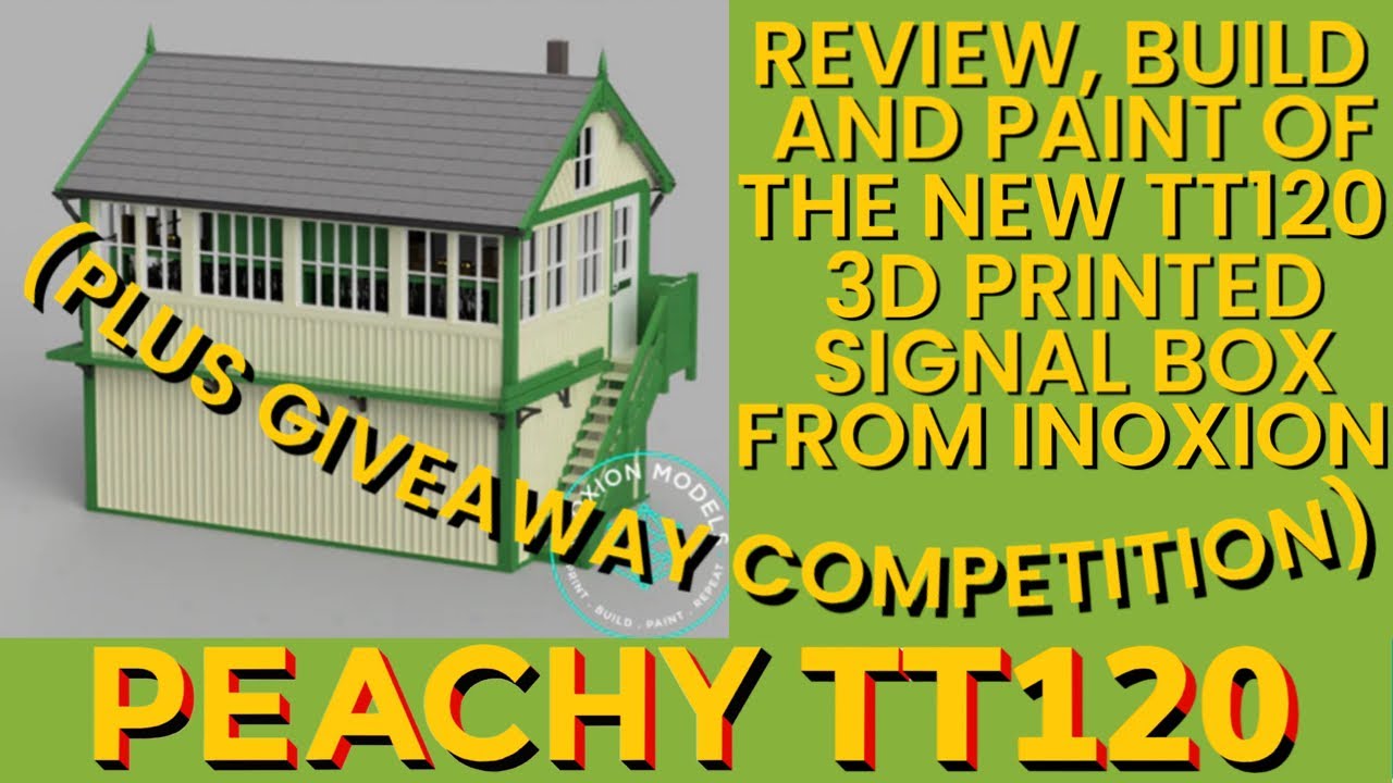 TT 120 LNER Signal Box from @inoxionmodels review, build & paint - YouTube