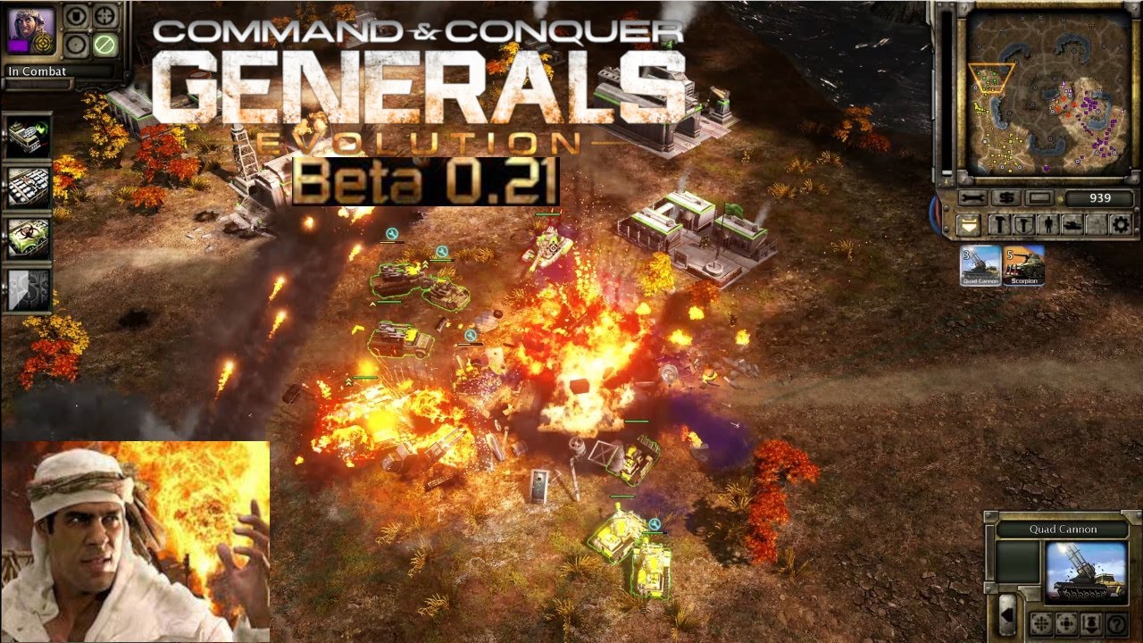 Command & Conquer: Generals Evolution Beta 2.1 | Autum Garden - Demo vs ...