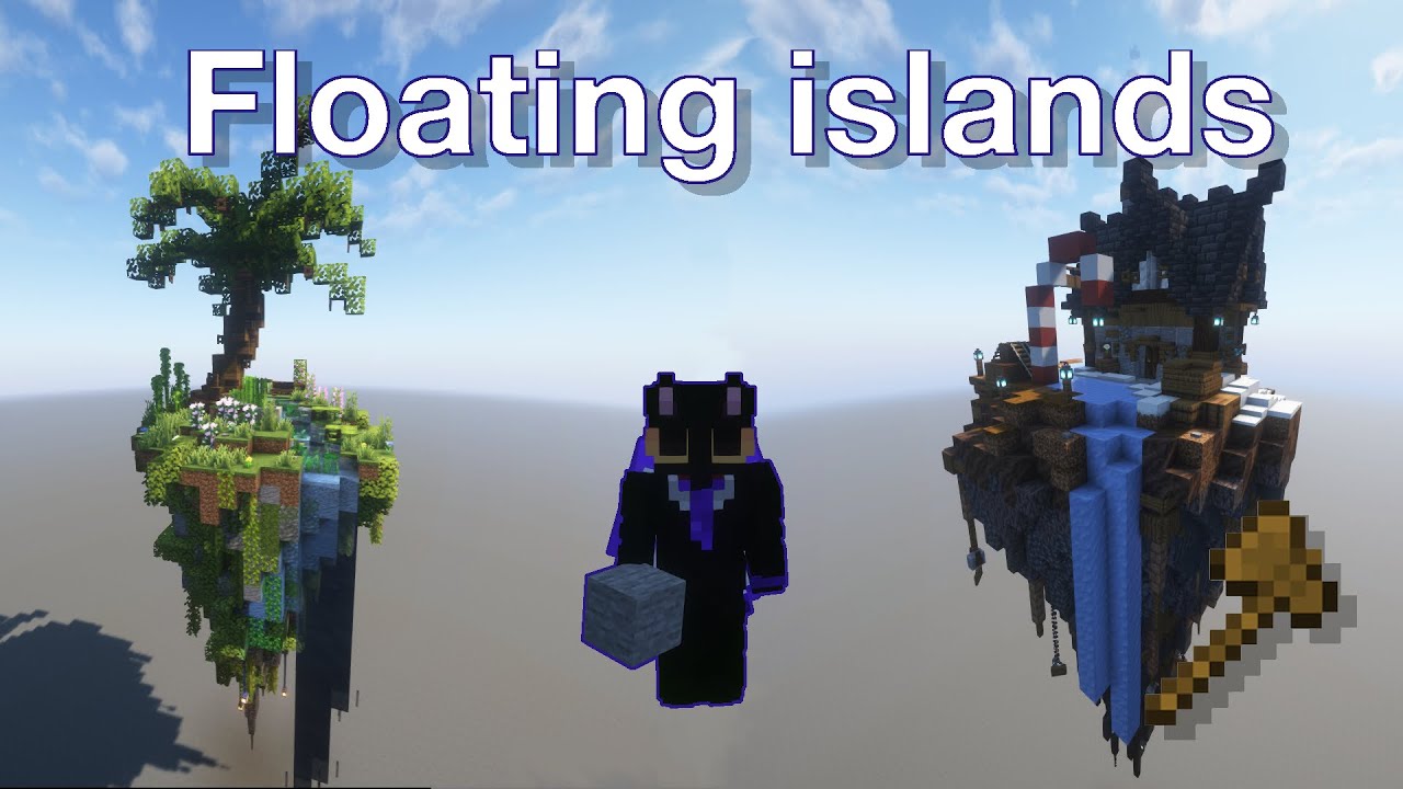 Floating islands in Minecraft | Guide | World edit - YouTube